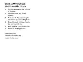 Upper Body Exercises Chest Shoulders | PPT