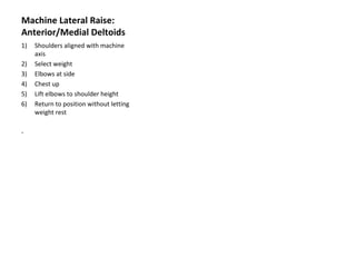 Upper Body Exercises Chest Shoulders | PPT