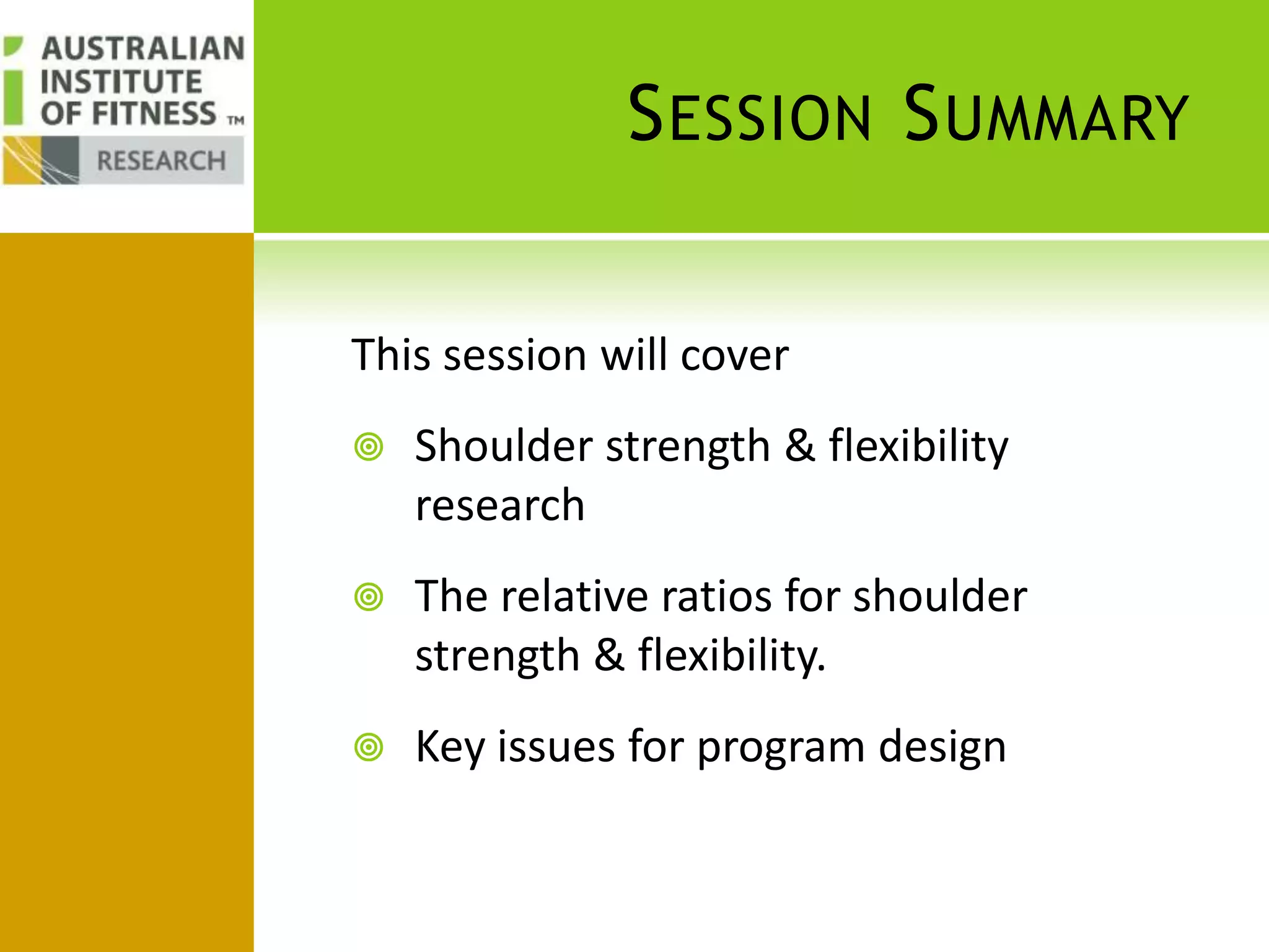 Upper Body Structural Balance | PPTX