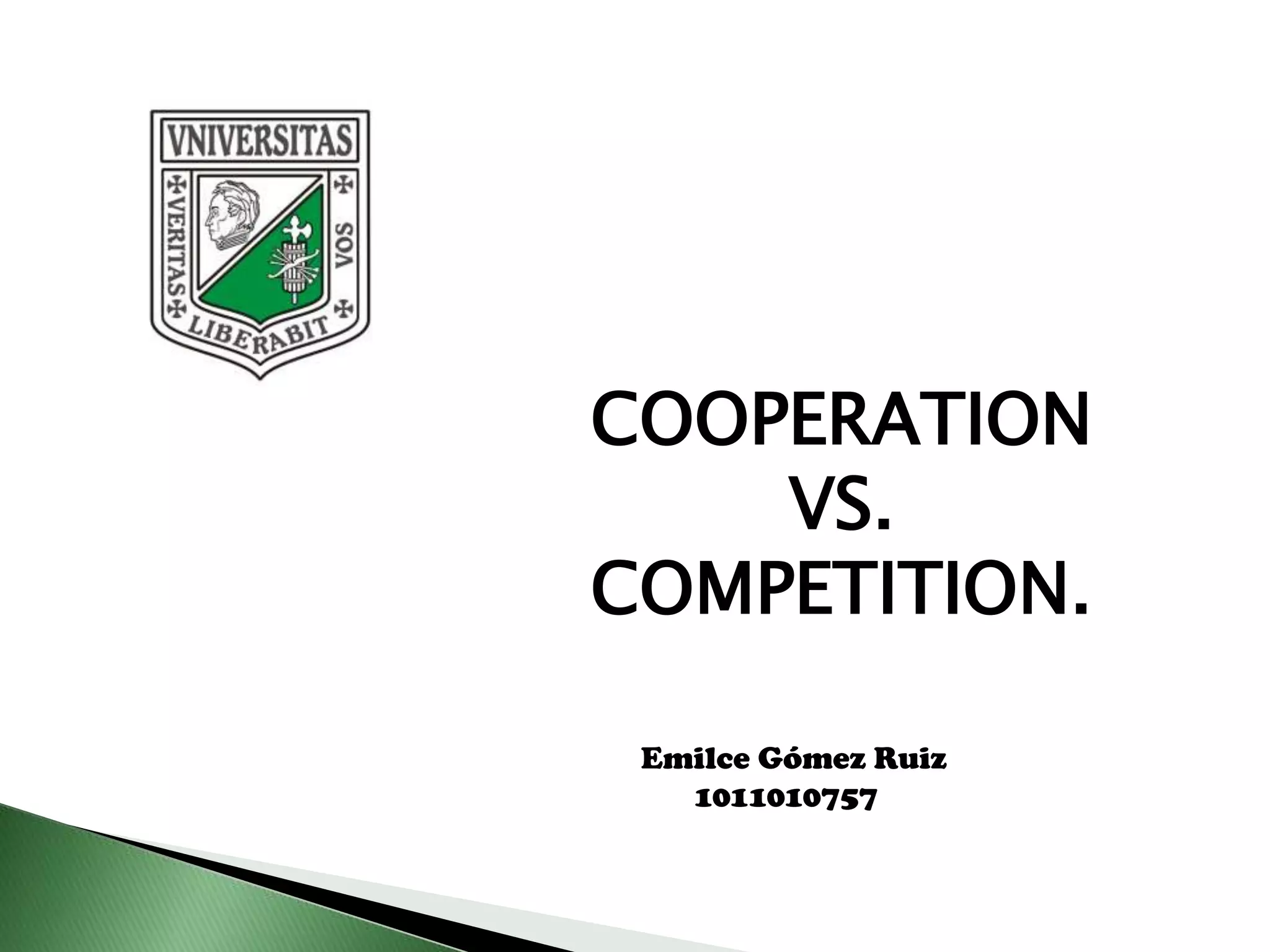 COOPERATION AND COMPETITION | PPTX