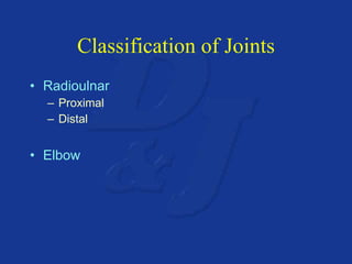 Upper extremity anatomy & positioning | PPT