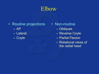 Upper extremity anatomy & positioning | PPT