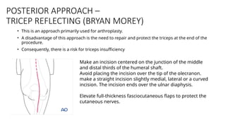 Upper extremity approach - Elbow surgery | PPTX