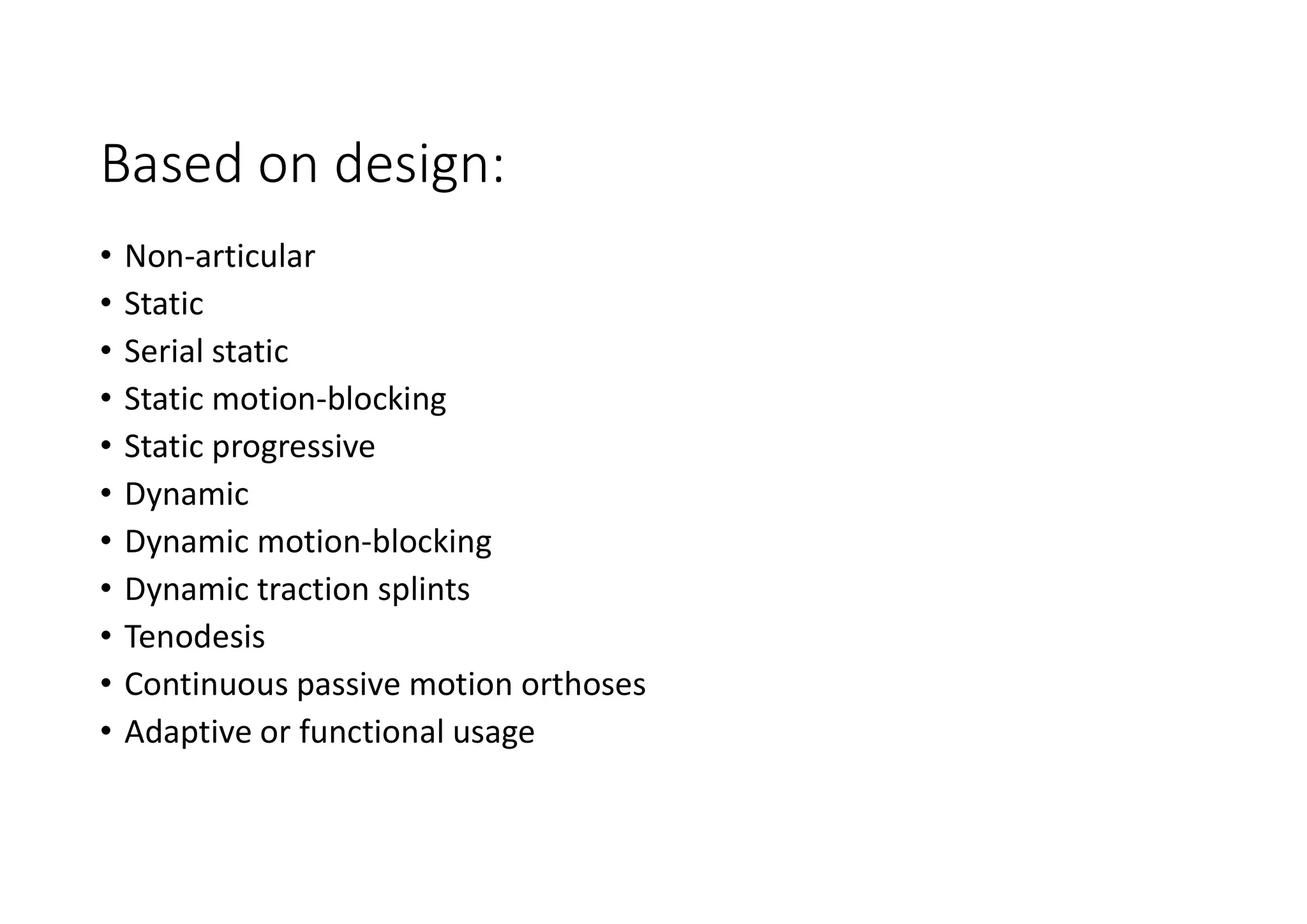 Upper extremity orthoses | PDF