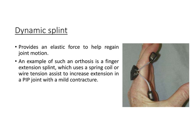 Upper extremity orthoses | PDF