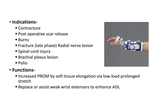 Upper extremity orthoses | PDF