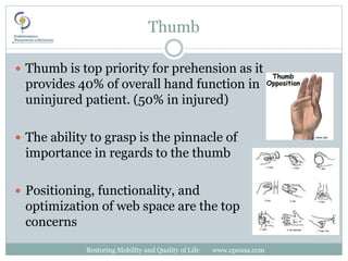 Upper extremity orthotics | PPTX