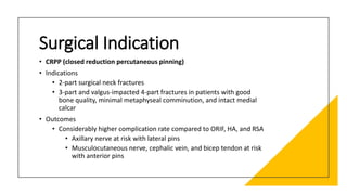 Upper extremity (shoulder fracture | PPTX | Death, Injury, or Military ...
