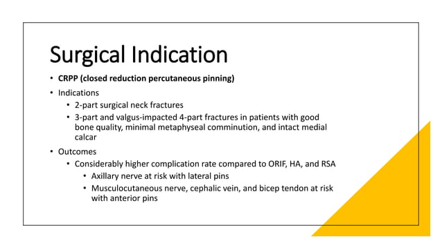 Upper extremity (shoulder fracture | PPTX | Death, Injury, or Military ...