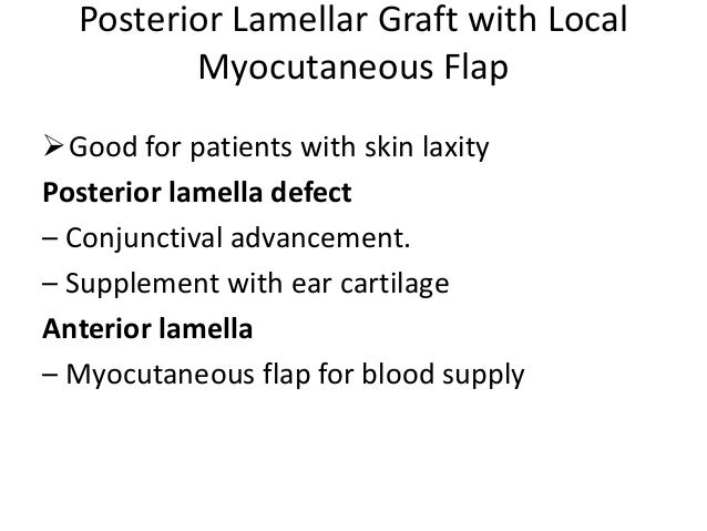 Upper Eyelid Reconstruction