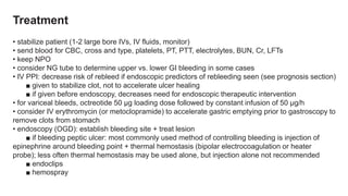 Upper gastrointestinal bleeding | PPTX