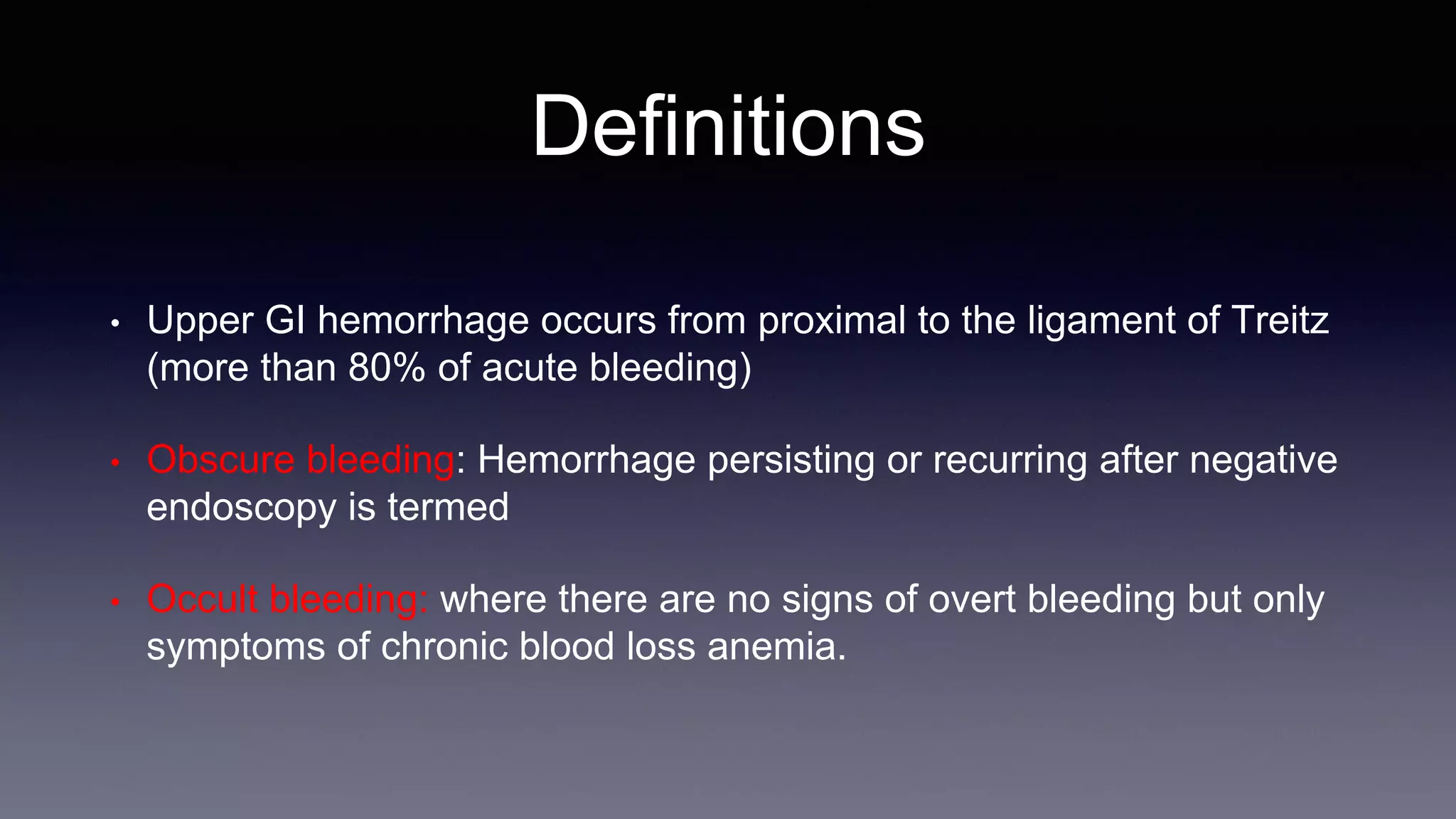 Upper gi bleed | PPTX