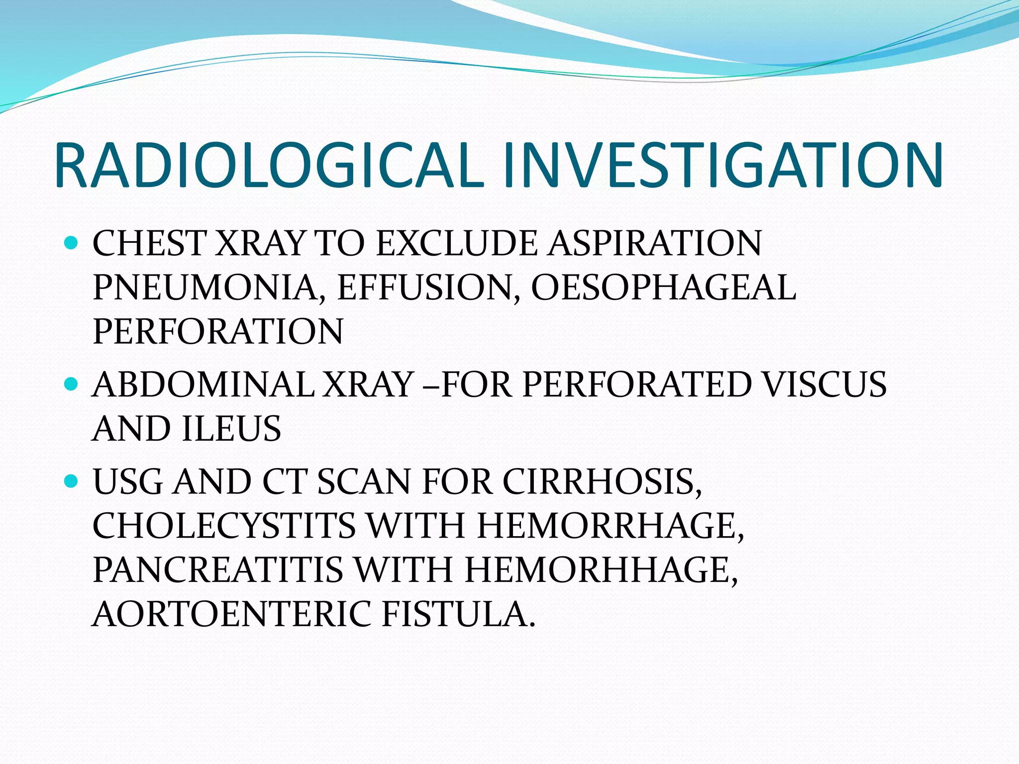 UPPER GI BLEED.pptx | Blood Disorders | Diseases and Conditions