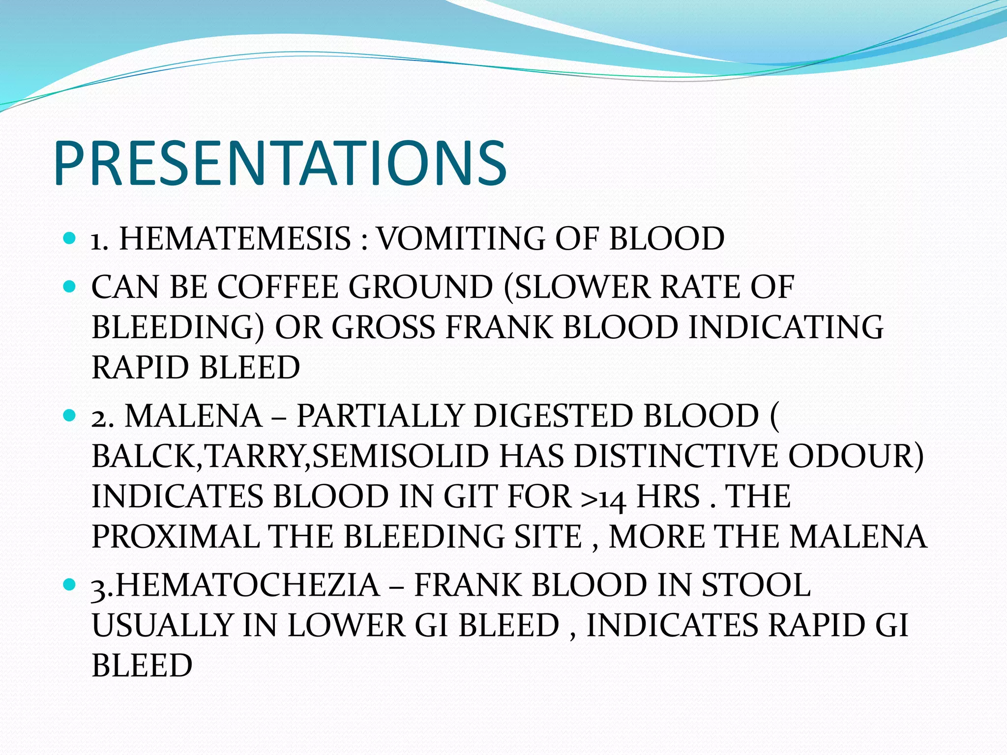 UPPER GI BLEED.pptx | Blood Disorders | Diseases and Conditions