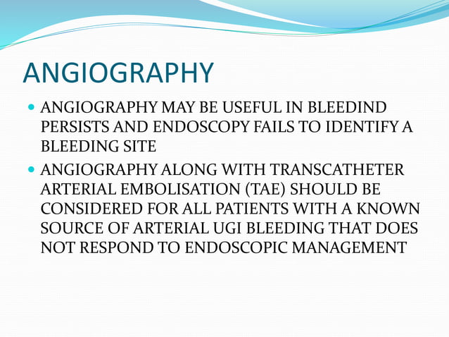 UPPER GI BLEED.pptx | Blood Disorders | Diseases and Conditions