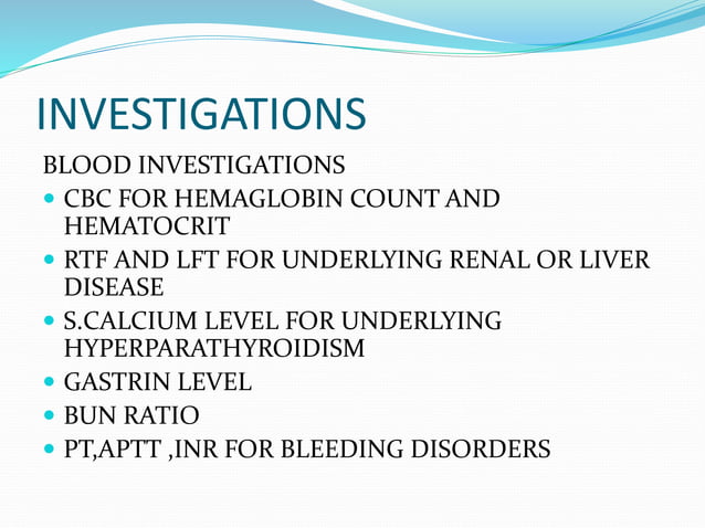 UPPER GI BLEED.pptx | Blood Disorders | Diseases and Conditions