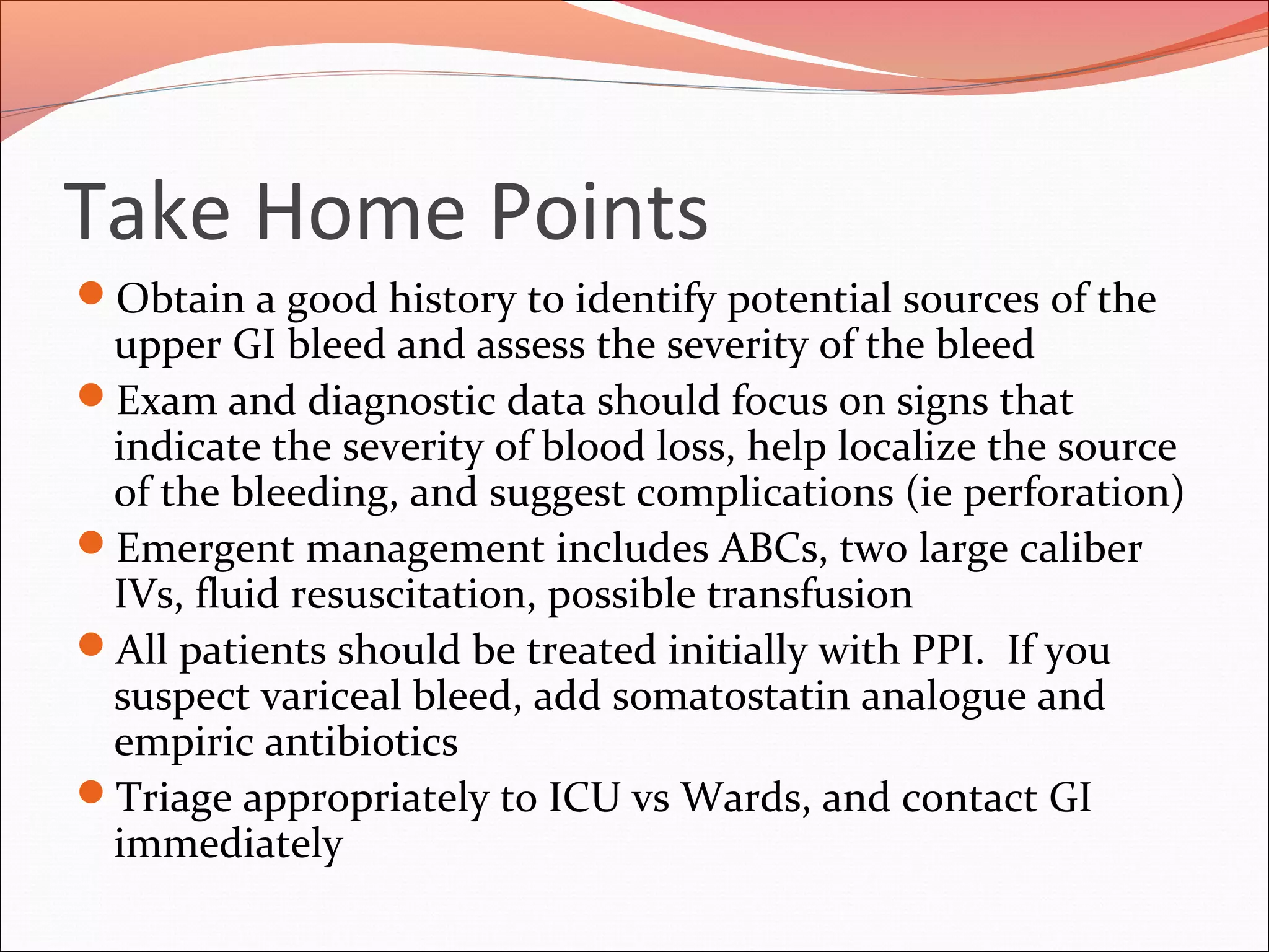 Upper gi bleeding | PPT
