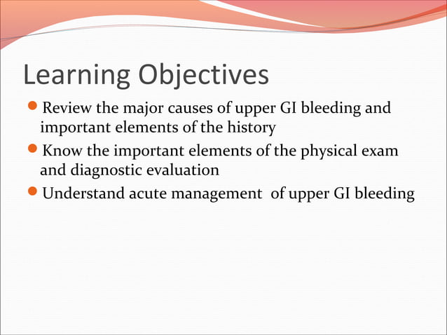 Upper gi bleeding | PPT