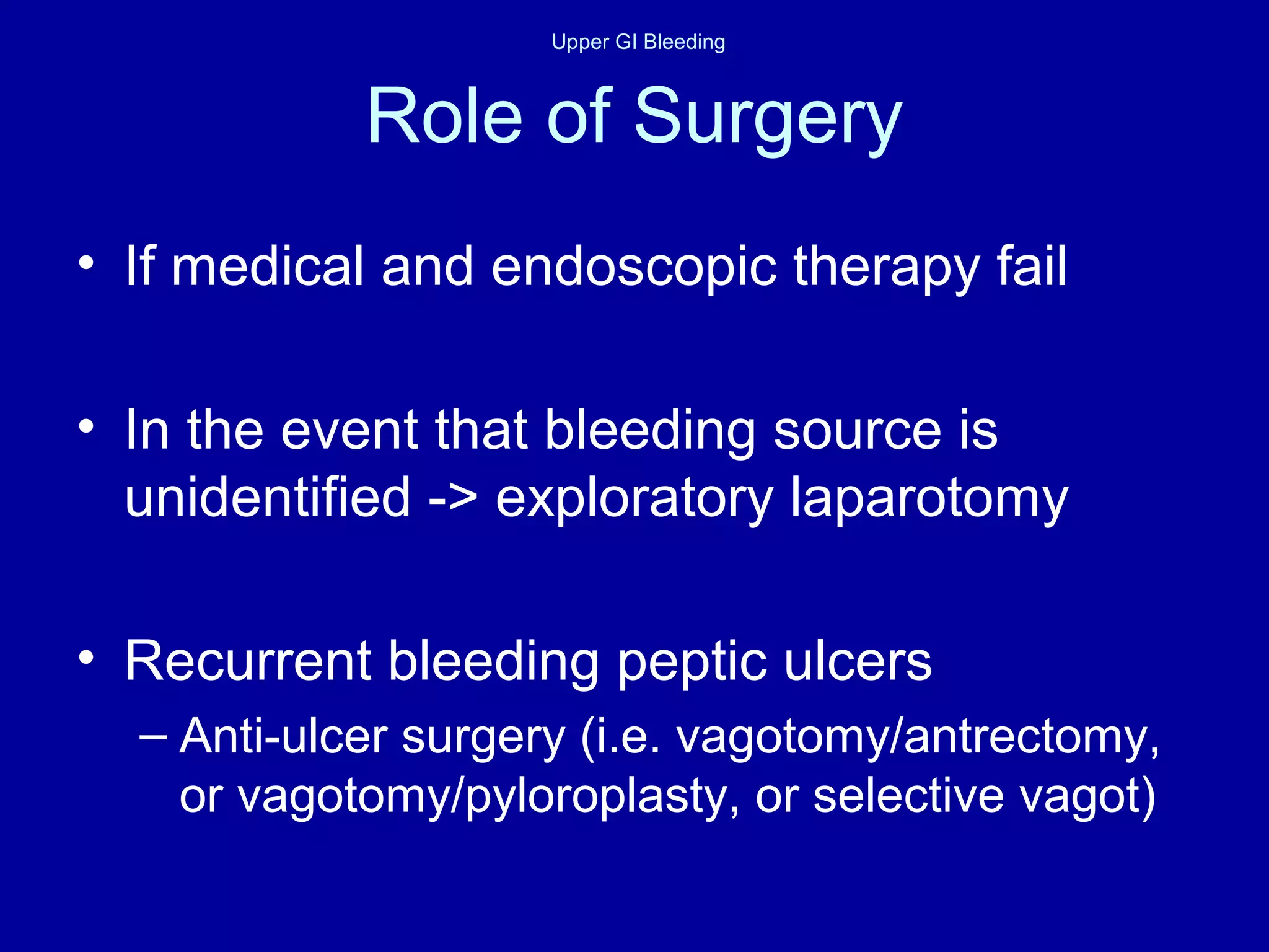 Upper gi bleeding | PPT