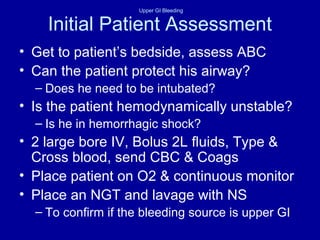 Upper gi bleeding | PPT