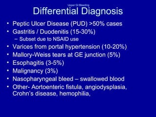 Upper gi bleeding | PPT