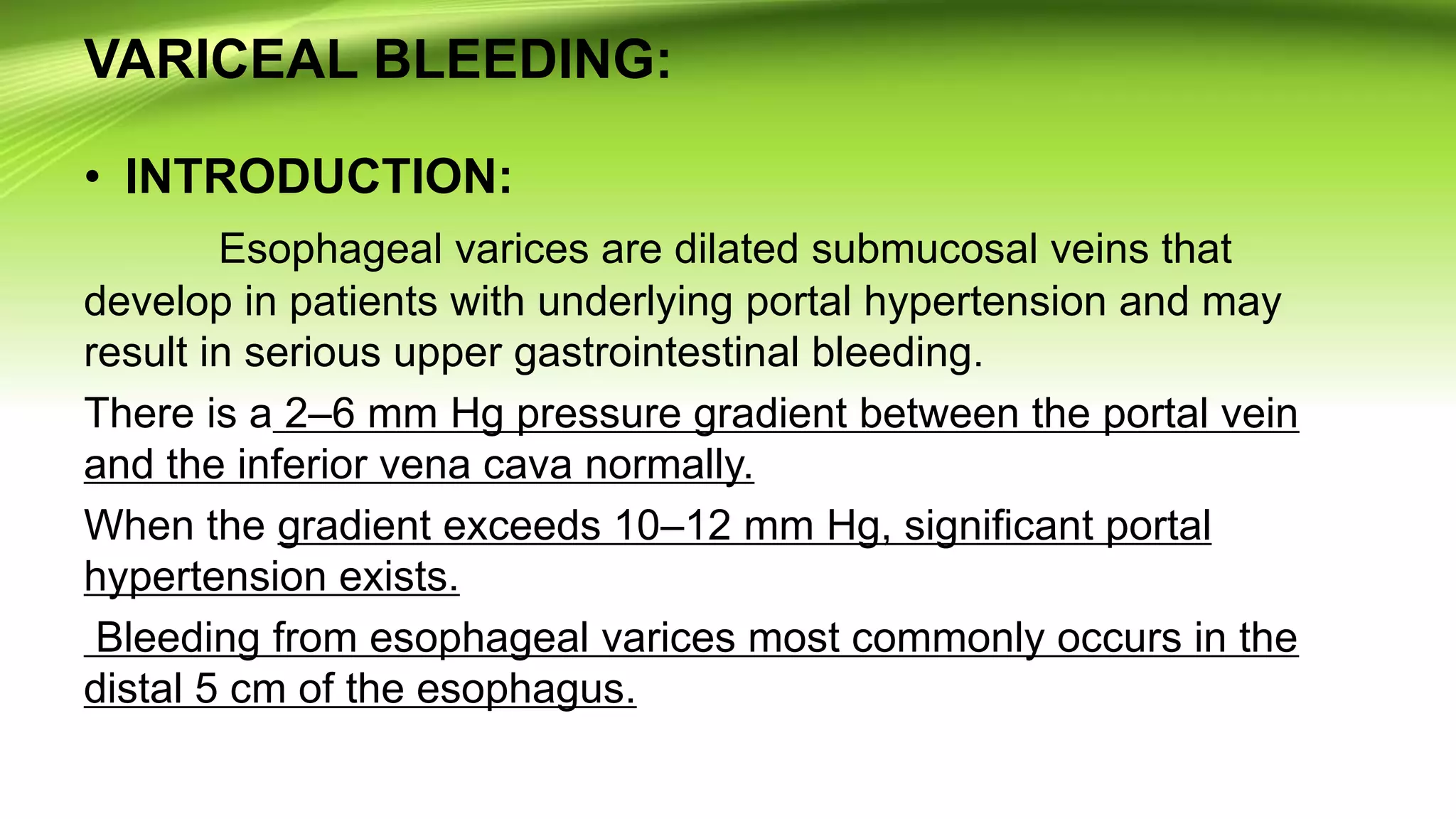 Upper gi bleeding | PPTX