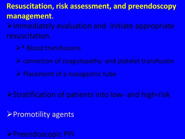 Upper Gi Bleeding Gastroenterology Pptx