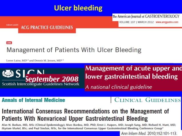 Upper Gi Bleeding Gastroenterology Pptx