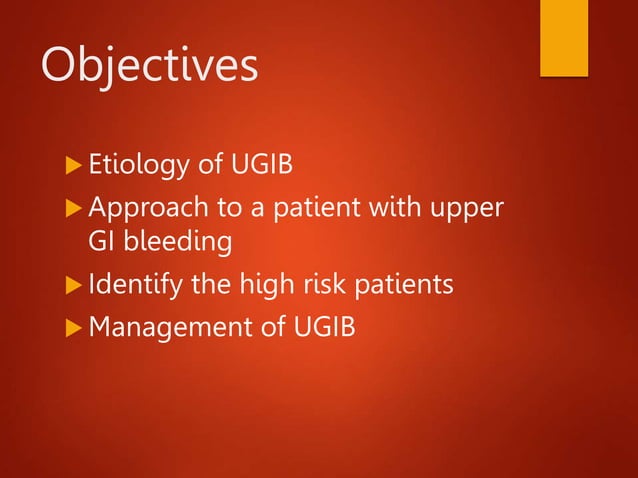UPPER GI BLEEDING.ppt by Dr. Humna Uzair | PPT