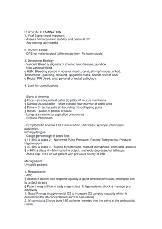 Upper GI bleeding definition causes mana | PDF