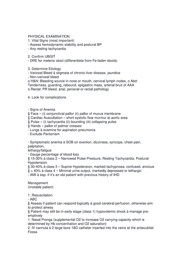 Upper GI bleeding definition causes mana | PDF