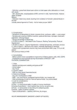 Upper GI bleeding definition causes mana | PDF