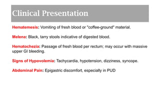 Upper GI Bleeding. pptx | PPT