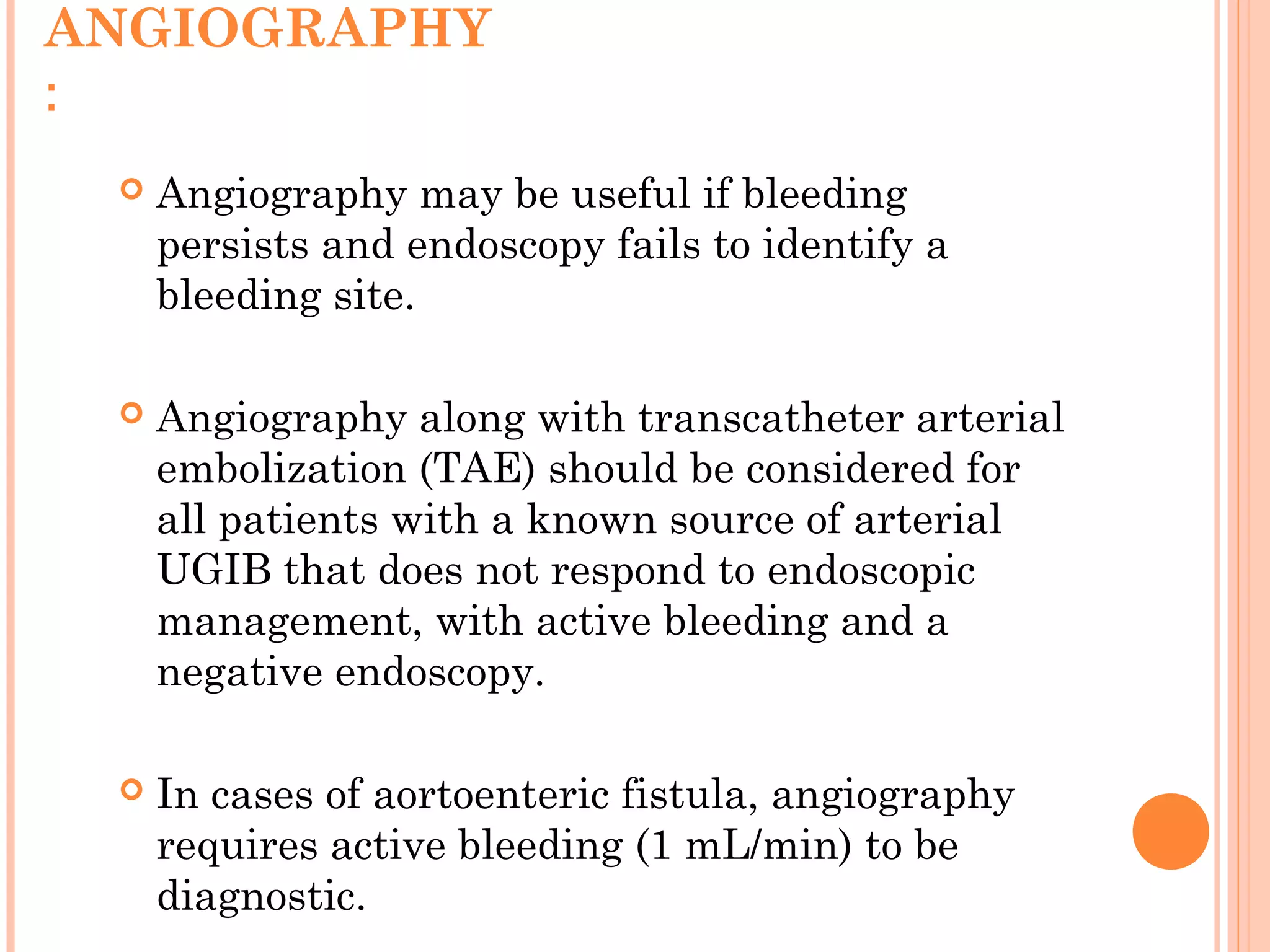 Upper Gastrointestinal bleeding | PPT