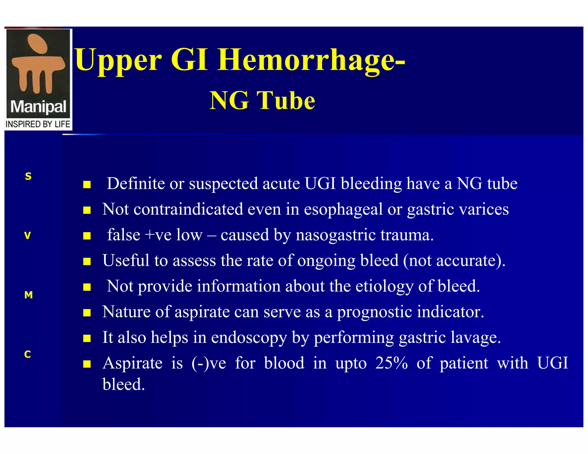 Upper GI Hemorrhage-- Surgical perspective | PDF