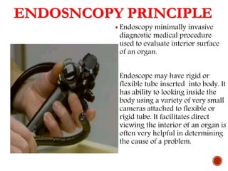 Gastrointestinal endoscopy | PPTX