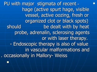 Upper Git Bleeding | PPT