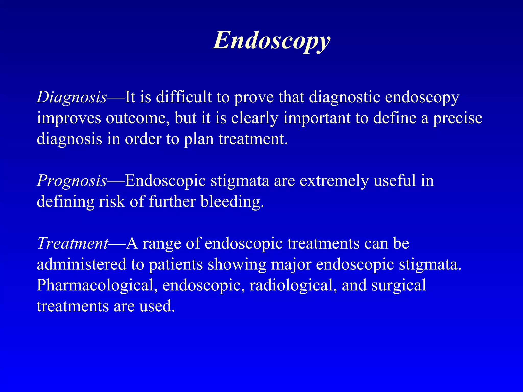 Upper git bleeding | PPT