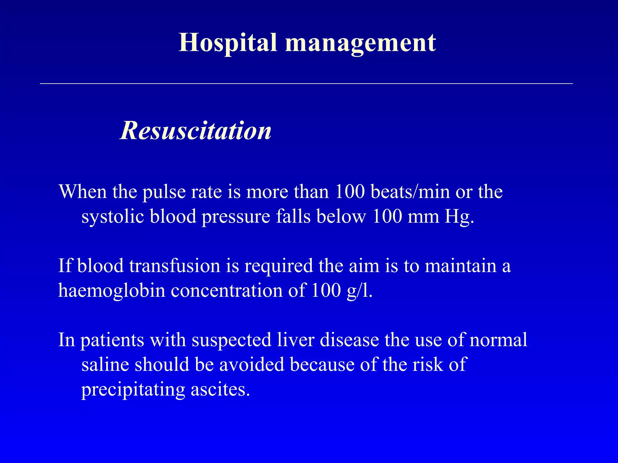 Upper git bleeding | PPT