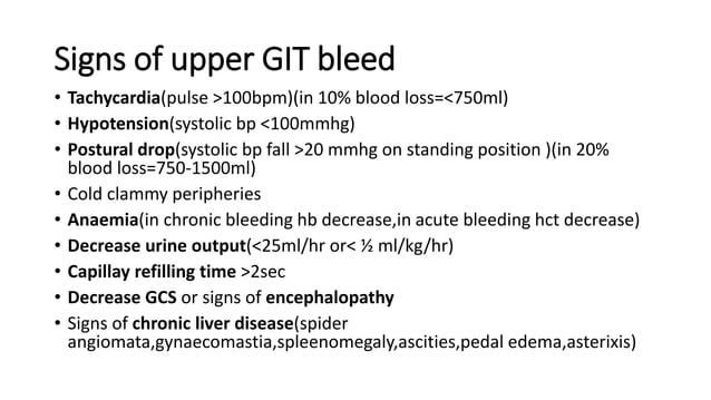 Upper git bleeding | PPTX