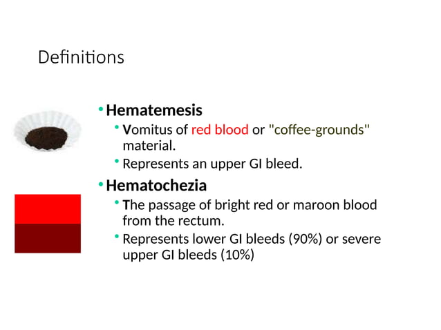 Upper Gastro intestinal Bleeding. . | PPT