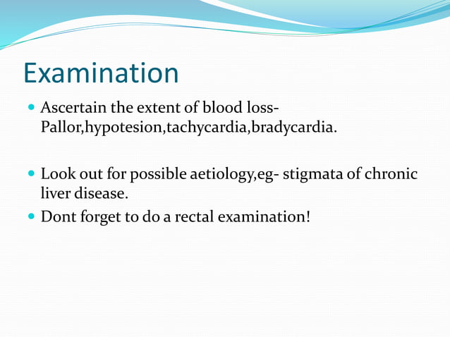 Upper git bleeding | PPT