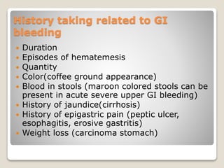 Upper gi tract bleed | PPTX