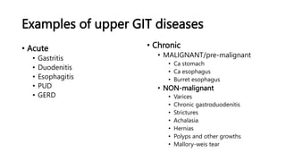 upper GIT symptoms and role of endoscopy.pptx