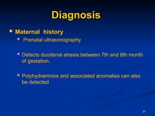 UPPER GASTROINTESTINAL ANOMALIES IN NEWBORN | PPT