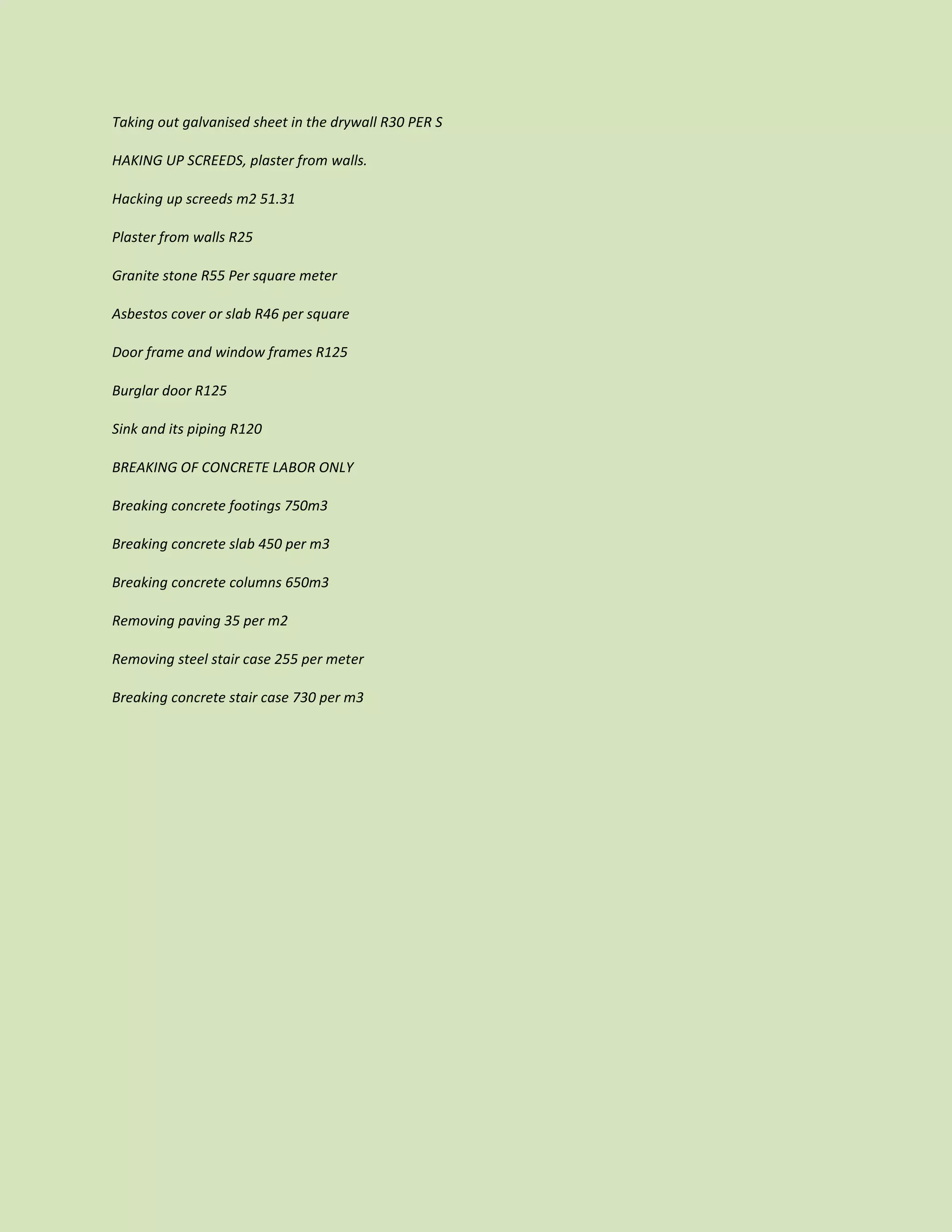 Upper level demolitions and building construction | PDF