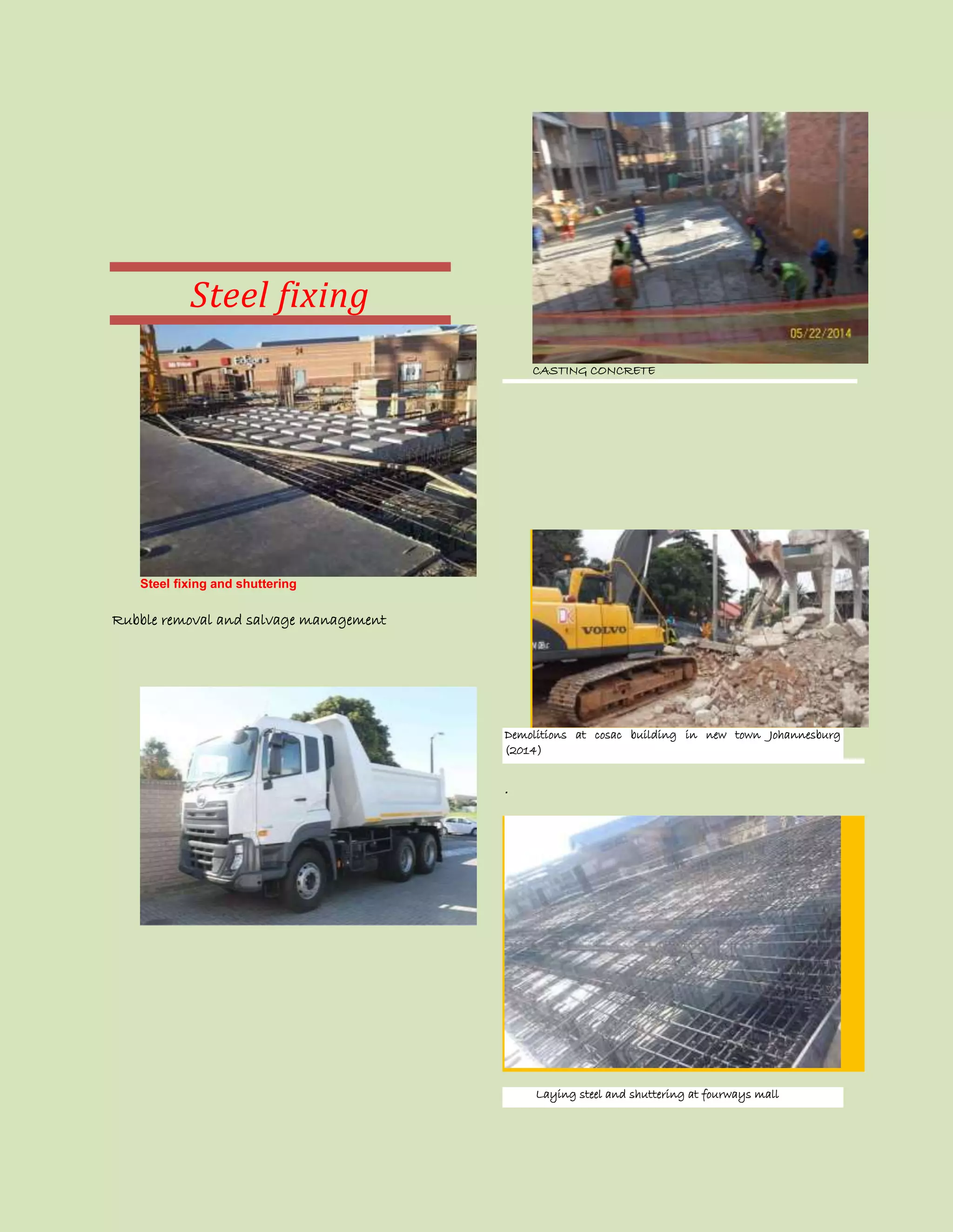 Upper level demolitions and building construction | PDF