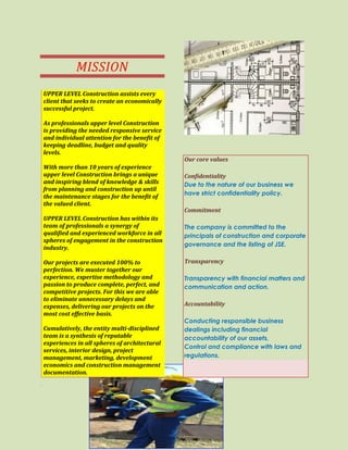 Upper level demolitions and building construction | PDF