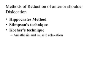 upper limb, injuries of the upper limb, detailed | PPTX