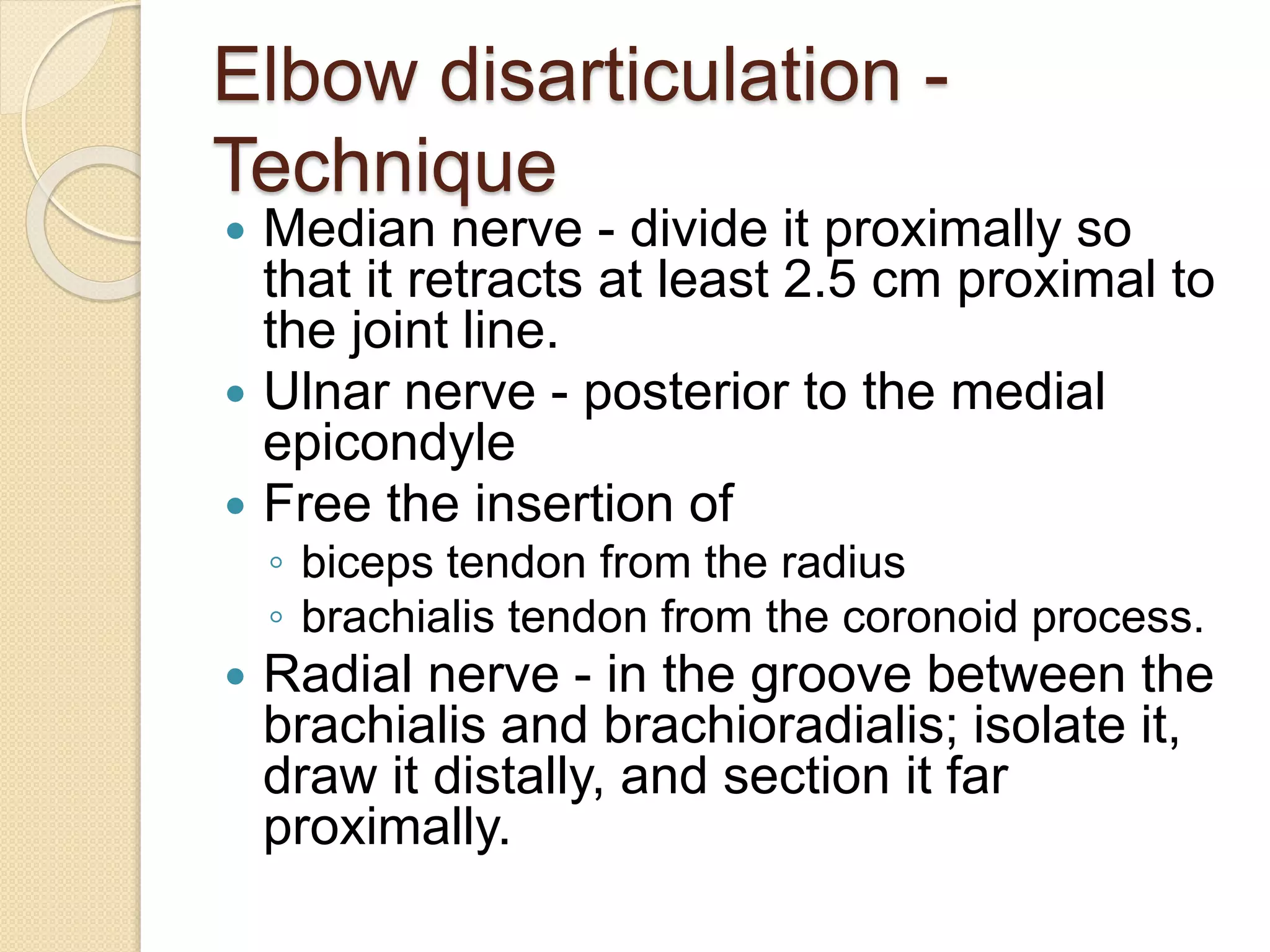 Upper Limb Amputations | PPTX